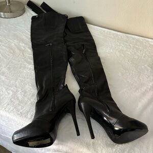 Report Signature | Shoes | Report Signature Kane Leather Thigh High ...